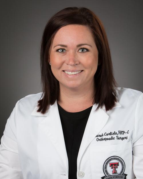 Sarah Carlisle, APRN - Lubbock, TX - Orthopedic Surgery - Request ...